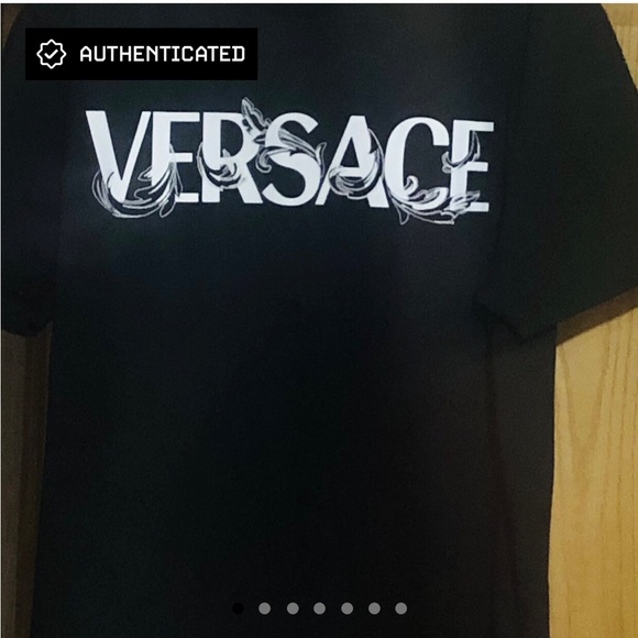 Versace | Shirts | Versace Mens Black Logoprint Shortsleeved Tshirt ...